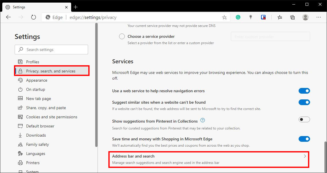  Microsoft Edge 